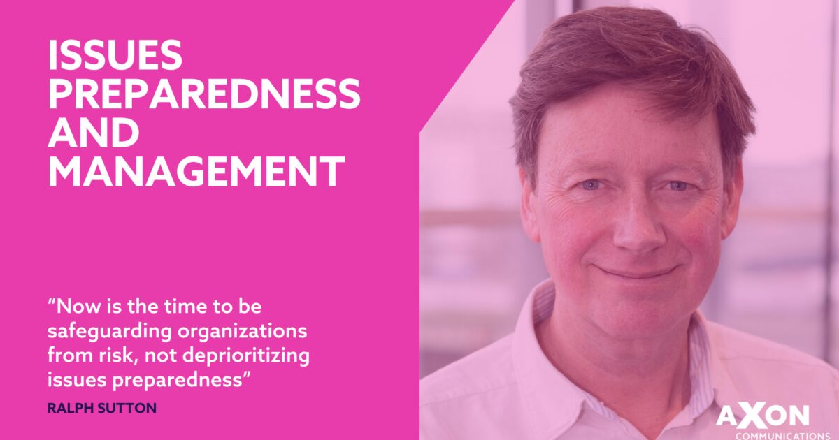 Issues preparedness fatigue: deprioritizing issues preparedness is a ...